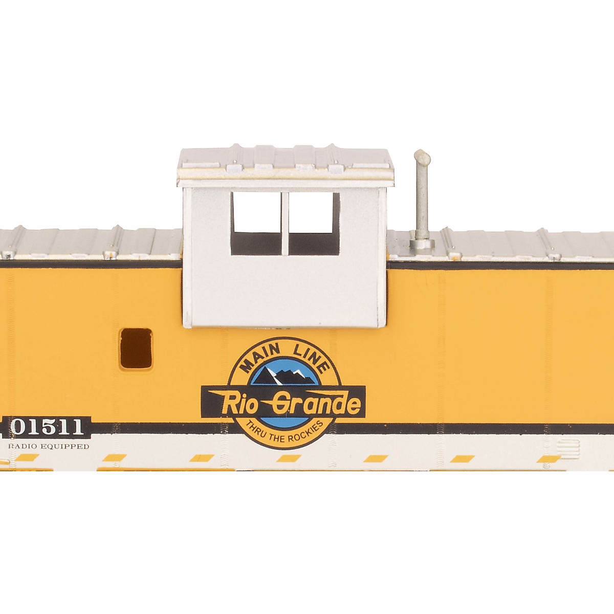 Bachmann Trains - 36' Wide-Vision Caboose - Rio Grande #1511 - HO Scale (17706)
