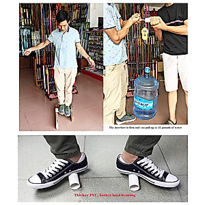 Kaiyu 4 Pack Fishing Rod Holder, Rod Holder for Bank Fishing,Fish Pole Holder for Beach,Ground Support Stand Fishing Holder, Reinforced PVC，4 Free Fishing Rod Alarm Bell