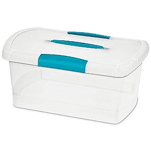 Sterilite Medium Nesting ShowOffs Clear File Box w/ Latches (60 Pack)