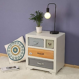 SJYDQ Bedroom Furniture Head Lacquer Nightstand Home Furniture Storage Cabinet Cabinet