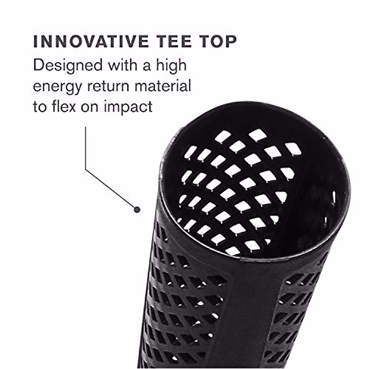 SKLZ Pro Elite Heavy-Duty Adjustable Baseball and Softball Batting Training Tee Black