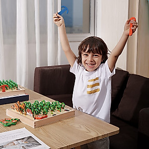 Montessori Toys for 3 Year Old Wooden Farm Toys 36 Radishes Contain 26 English Letters and 10 Arabic Numerals Develop the Brain and Cultivate Children's Hands-on Ability Given as Gifts to Children