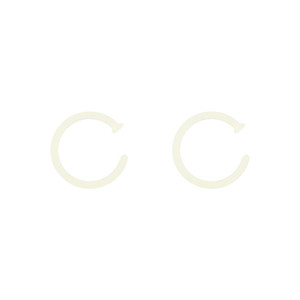 BodyJewelryOnline 18G Soft Flexible Acrylic Nose Ring Hoop Nose Piercing Jewelry for Women and Men Glow In Dark Hoop Nose Ring C Shaped 3/8 Inch 10mm