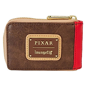 Loungefly Up 15th Anniversary Adventure Book Accordion Zip Around Wallet, Black