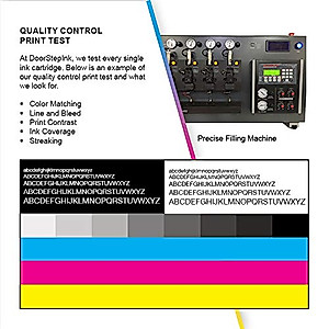 DoorStepInk Remanufactured in The USA Ink Cartridge Replacements for HP 60XL 60 XL 2 Black for PhotoSmart C4780 C4795 C4680 C4650 D110 D110a DeskJet F4480 F4280 F4580 D2530 D2545 D2680 Envy 100