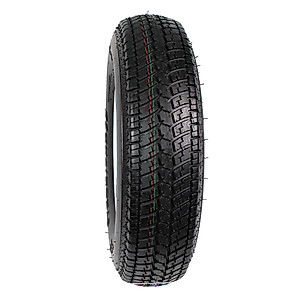 eCustomrim Trailer Tire On Rim ST205/75D15 F78-15 205/75-15 Load Range C 5 Lug Wheel White Spoke - 2 Year Warranty w/Free Roadside