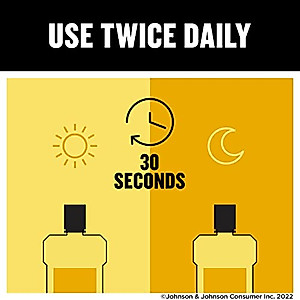 Listerine Original Antiseptic Oral Care Mouthwash to Kill 99% of Germs That Cause Bad Breath, Plaque and Gingivitis, ADA-Accepted Mouthwash, Original Flavor, 1.5 L (Pack of 6)