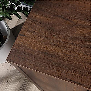 Sauder Englewood Engineered Wood Computer Desk in Spiced Mahogany