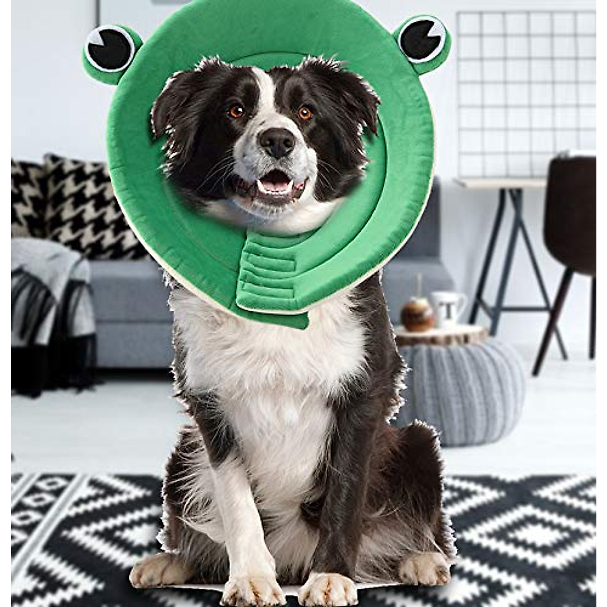 Dog Cone, Pet Recovery Collar Comfy Pet Cone Collar Protective Collar for After Surgery Lick Wound Healing Flexible Cone for Dogs After Surgery (XL)