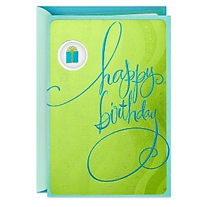 Hallmark Birthday Card (Good Wishes)