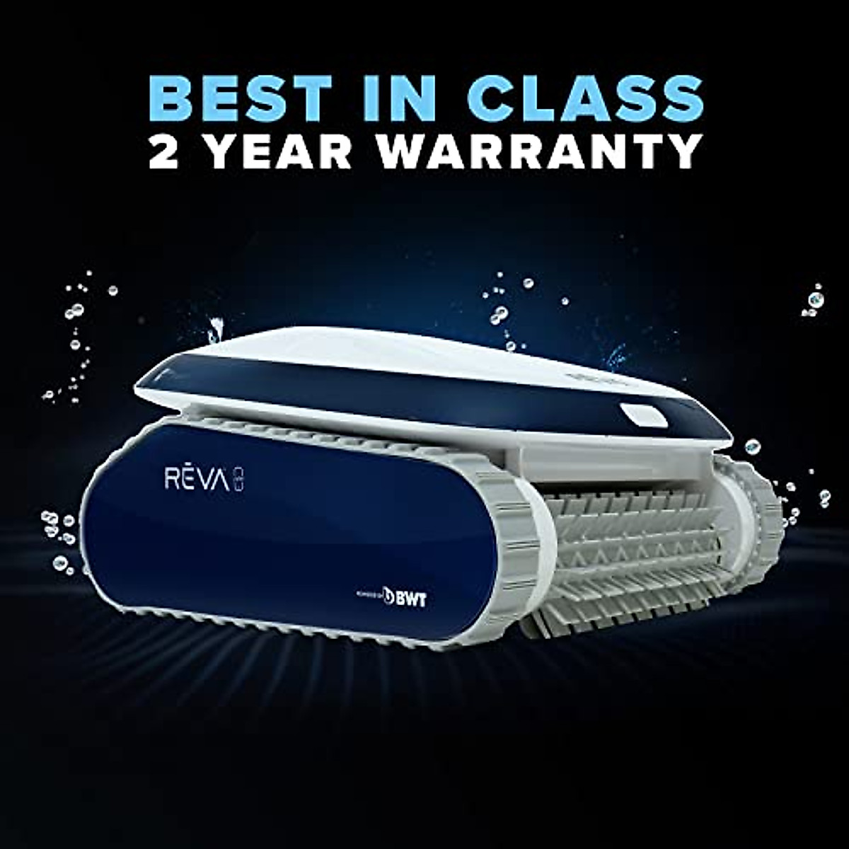 Aquabot REVA Robotic Pool Cleaner with Smartphone App, Gyroscope, Waterline Cleaning, and Smart Navigation