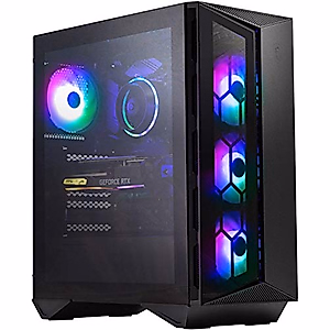 MSI Aegis RS Gaming Desktop PC, Core i7-10700KF 8-Core, NVIDIA GeForce RTX 3080 10GB (64GB DDR4 RAM | 1TB PCIe SSD | 2TB HDD) Windows 10 Home Gamer PC Computer Bundle W/JTD Mouse Pad