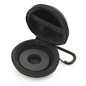 CASEMATIX Hard Shell Travel Case Compatible with 100 Sided Dice D100 Dice with Non-Scratch Interior, Foam Pad and Metal Carabiner - 3" Compact Case fits One Hundred Sided Dice, Case Only