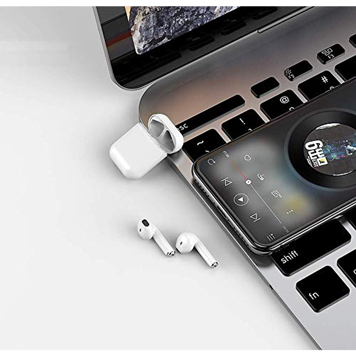 Wireless Earbuds, Bluetooth Earbuds Touch Control Stereo Sound Bluetooth Headphones with Mic, 35H Playtime IPX7 Waterproof Wireless Ear Buds with Type C Charging Case for airpod iPhone Android iOS