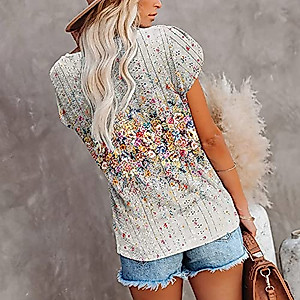 Spring and Summer New Printed V Neck Short,Warehouse Clearance pallets,Under 5 Dollar Womens,top Prime Deals,Return pallets for Sale Liquidation Bulk from,Warehouse Deals Clearance