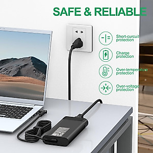 135W 90W HP Laptop Charger for HP Spectre x360 CTO 15t-df100, HP Pavilion Gaming 15 17 ec0013dx 15-ec0751ms HP OMEN 15-dc 17-an,L15534-001 TPN-DA11 TPN-CA13 AC Adapter Power Cord