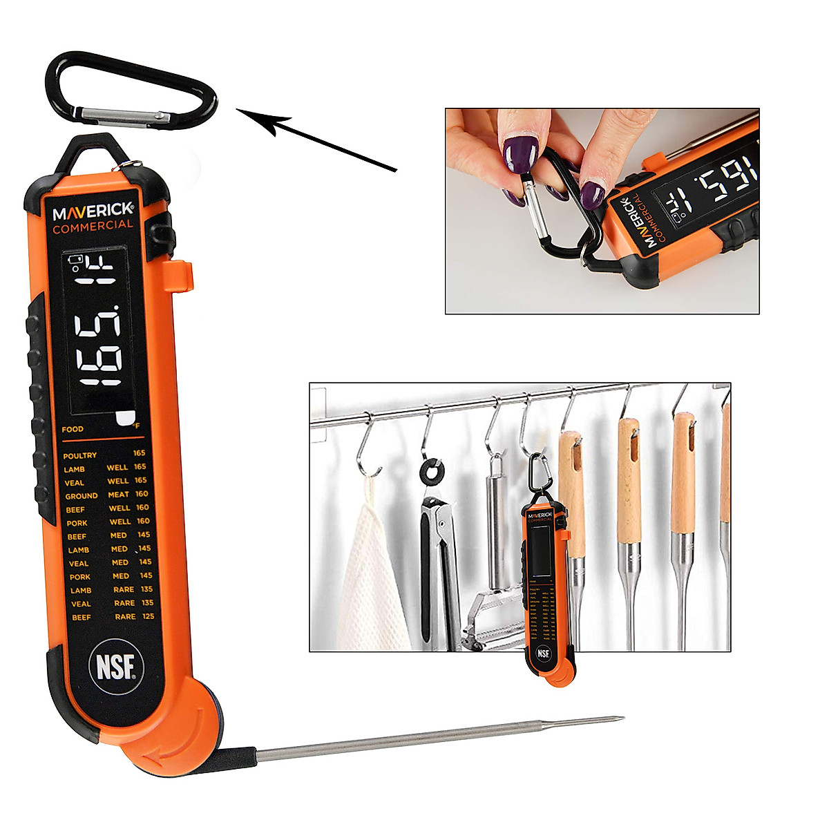 ProTemp Thermocouple Probe, Red