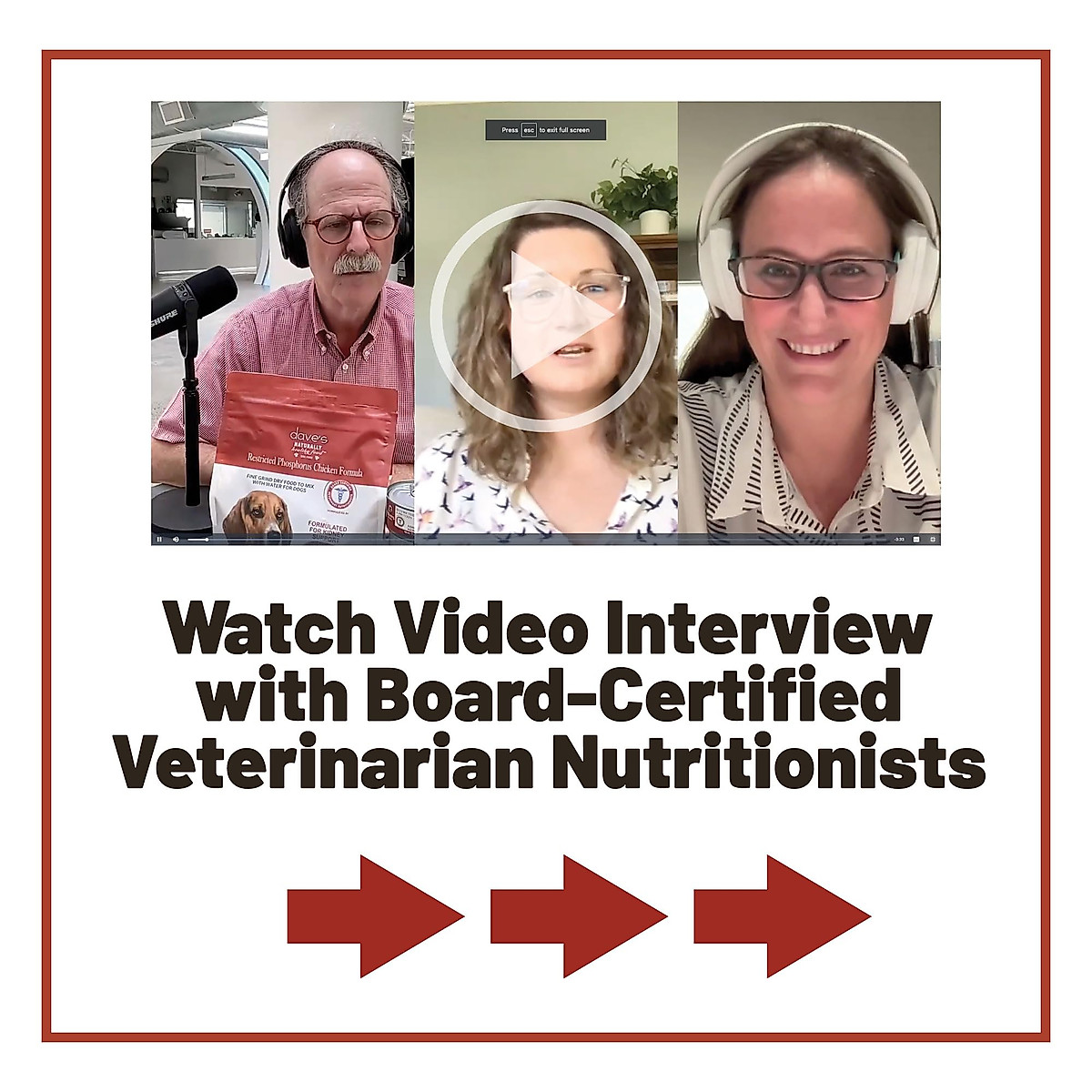 Dave's Pet Food Kidney Support for Dogs with Renal Support (Chicken Formula Crumble) Non-Prescription Low Phosphorus Restricted Diet Dog Food, Added Vitamins Minerals Taurine, Vet Formulated, 4 lb