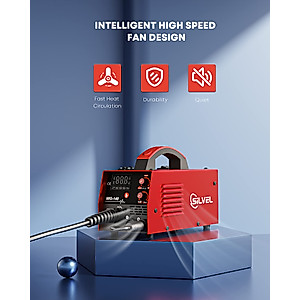 SILVEL MIG Welder 110V, 3 in 1 140A MIG/ARC/Lift TIG Welding Machine, Flux Core Welder with IGBT Inverter, Portable Gas/Gasless Welder Machine for Home Welder