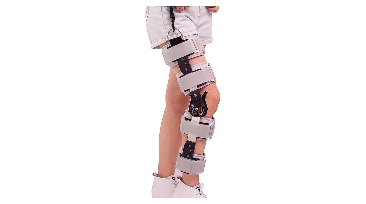 Hinged Knee Brace Support for Injury & Post-Op Recovery
