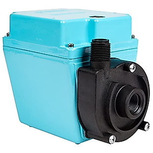 Little Giant 3E-12N, 115-Volt, 1/15 HP 500 GPH Oil-filled Direct Drive In-Line or Submersible Pump with 6-ft. Cord, Blue, 503103