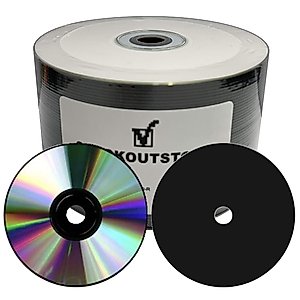50 CheckOutStore 52x Black Bottom CD-R 80min 700MB Shiny Silver (Shrink Wrap)