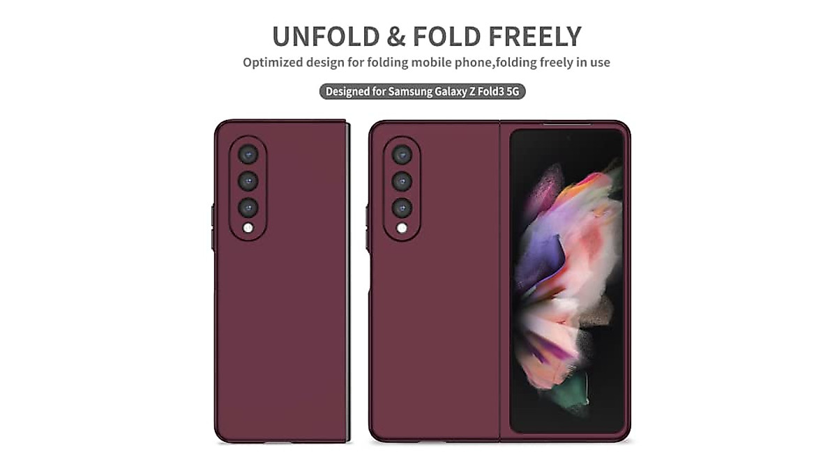 EAXER Galaxy Z Fold 3 Case - Slim & Shockproof Design