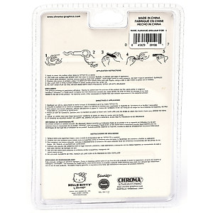 Chroma 9108 Hello Kitty Injection Molded Chroma Colored Emblemz Decal