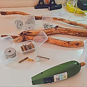 M-TOP Screw and Nuts for Building Bird Perch Stand, Hamster Platform, Chinchilla Wooden House, Small Animal Playground-Connecting and Fixing to Pet Cage(10 Packs)