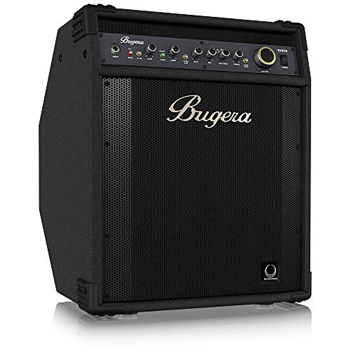 BUGERA BXD15 1000 Watt Bass Amplifier with Original 15" Turbosound Speaker, MOSFET Preamp, Compressor and DYNAMIZER Technology, Black