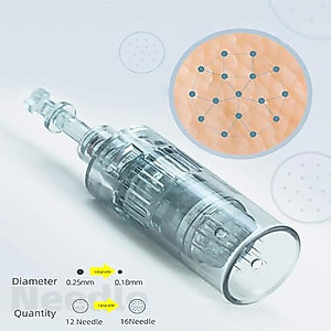 Dr.Pen Ultima M8 Microneedling Pen Professional, Wireless Micro Needling Derma Auto Pen Kit for Face and Body, Gifts for Men Women, w/5pcs 16 Pin Cartridges 0.25mm