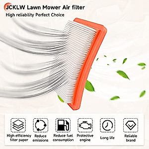 JCKLW 17211-Z8B-901 Air Filter Compatible with Honda GC135 GCV160 GC190 GCV135 GCV160LA1 GCV190LA Engines HRR216K6-K11 HRS216K5-K7 HRX217K1-K6 HRN216 Lawn mower 5PC