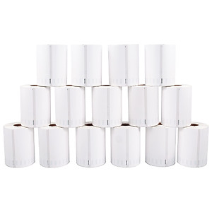 L LIKED 15 Rolls Compatible with Dymo 1744907 Internet Postage Labels 4" x 6" Shipping Labels Compatible with Rollo, DYMO 4XL & Zebra Desktop Printers (220 Labels Per Roll)