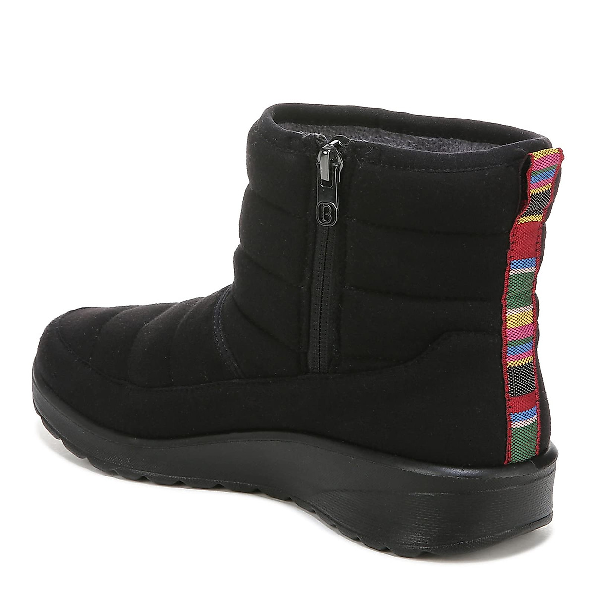 BZees Women's Glacier Ankle Boot, Black, 10