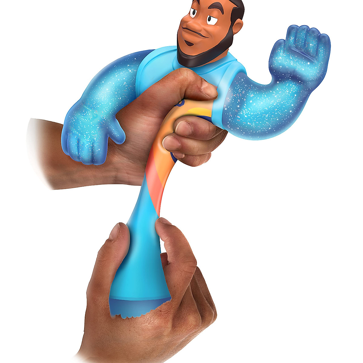 Moose Toys Heroes of Goo JIT Zu – Space Jam: A New Legacy - 5" Stretchy Goo Filled Action Figure - Lebron James (Power Up)