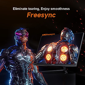 INFIEVO Gaming Monitor 24 Inch FHD 1080P Computer Monitor 165Hz VA 1ms Built-in Speakers, FreeSync, Ultra-Thin PC Monitor, VESA Compatible, Tilt Adjustable, Eye Care Technology, HDMI/DP
