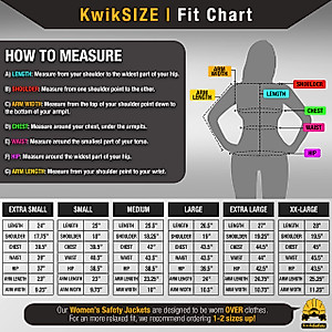 KwikSafety - Charlotte, NC - ROGUE Safety Jacket for Women [NO FUZZ BALLS] Class 3 ANSI OSHA Reflective Hi Vis Womens Fleece Hoodie/Yellow Medium