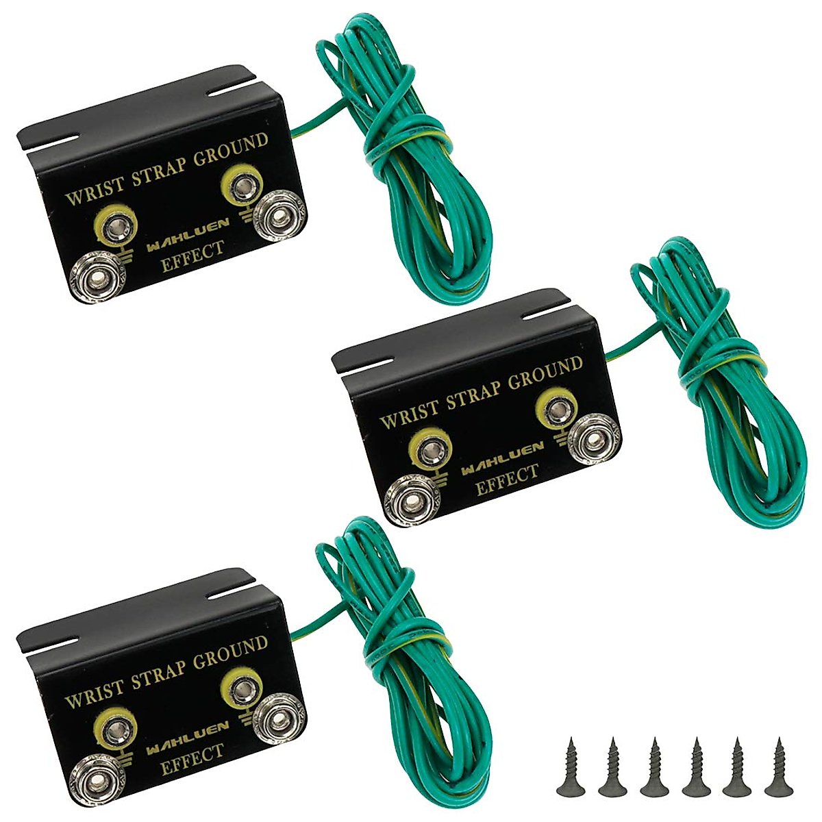 Dahszhi ESD Wrist Strap Ground Cord Bench Mounted with 1.8M Length Cord - 3pcs
