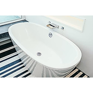 Gold-Hao-the-bathroom Beehive Grid Bathtub Drain with 1-1/4 Inch Fine Thread and 1-1/2 Inch Course Thread Bushing (Chrome)