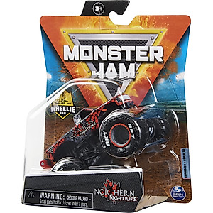 Monster Jam 2021 Spin Master 1:64 Diecast Monster Truck with Wheelie Bar: Legacy Trucks Northern Nightmare