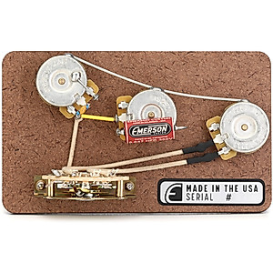 Emerson Custom 5-Way Blender Prewired Kit for Fender Stratocasters - 250Kohm Pots