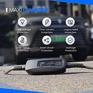 Morec Level 2 EV Charger - ETL Certified, 40Amp 220V-240V NEMA 14-50 with 20FT Charging Cable, Electric Vehicle Charging Stations, Portable Electric Car Charger for All SAE J1772 Cars