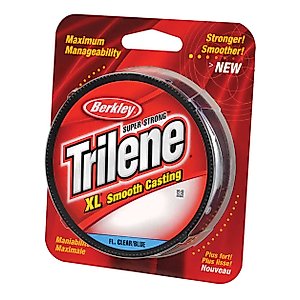 Berkley Trilene® XL®, Fluorescent Clear/Blue, 8lb | 3.6kg, 330yd | 301m Monofilament Fishing Line, Suitable for Freshwater Environments