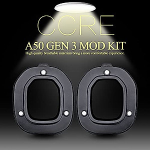 A50 GEN 3 Mod Kit Ear Pads Replacement for Astro A50 GEN 3 Headset - Notice: EARPADS Need to BE Removed When Using The Headphone Base (Not Compatible with A50 Gen 4)