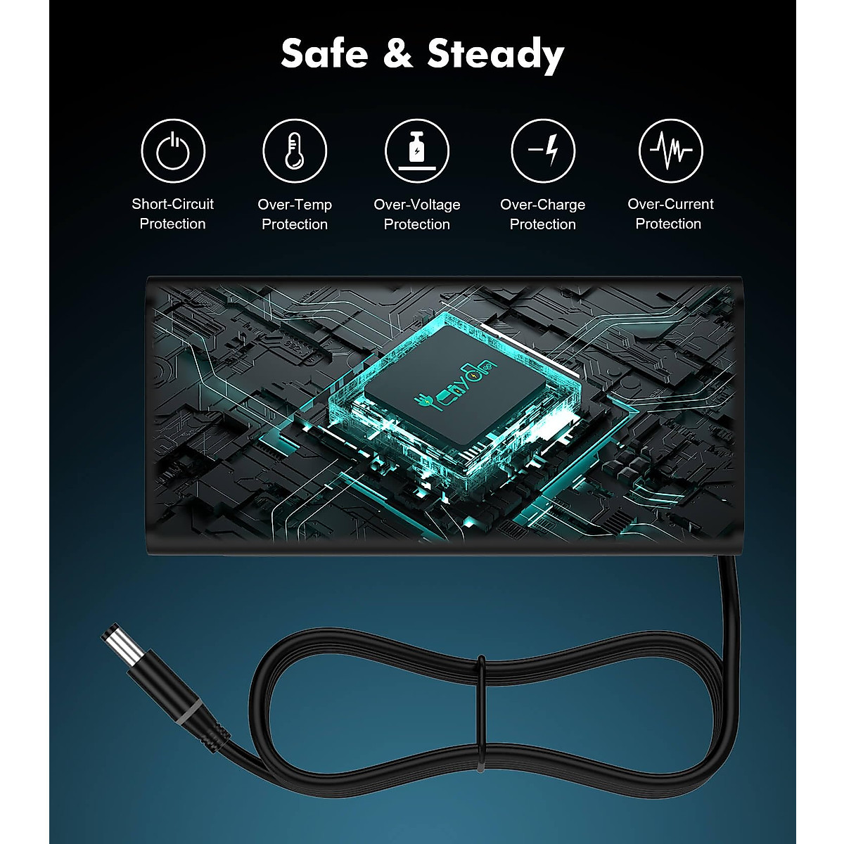 New Slim Replacement for Dell 240W AC Adapter fit Alienware Laptop Charger Precision 7770, G7 15 7500 17 7700, Alienware 15 17 M15 M17 X51 LA240PM180 7.4 mm Barrel with Power Cord