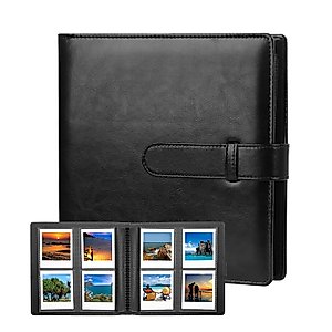 256 Pockets Photo Album for Fujifilm Instax Square SQ1 SQ6 SQ10 SQ20 Instant Camera, Fujifilm Instax SP-3 Mobile Printer, Extra Large Picture Albums for Fujifilm Instax Square Instant Film (Black)