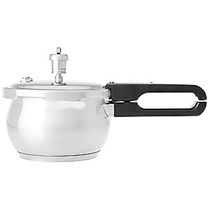 Vinod 1.5L Splendid Plus Handi Stainless Steel Pressure Cooker, 1.5-Liter