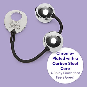 Fifty Shades of Grey Inner Goddess Silver Pleasure Balls - Exercise Kegel Balls for Women - 221g