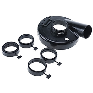 LuckyHigh Angle Grinder Dust Shroud 7" Grinder Dust Shroud Cover Black Universal Surface for Universal Grinding Grinder Polisher