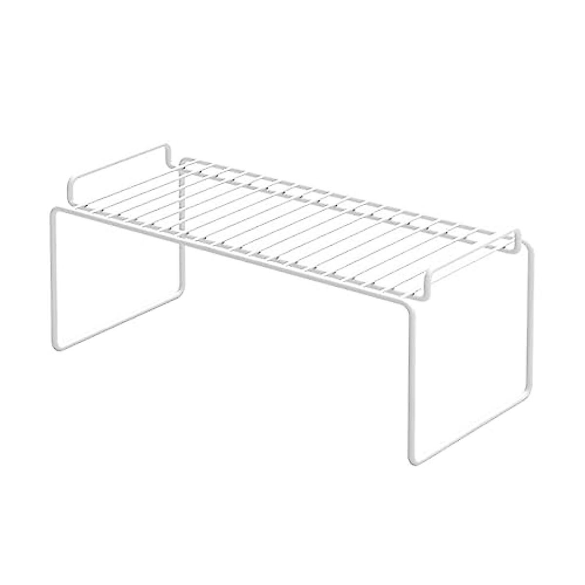 ＫＬＫＣＭＳ Spice Seasoning Rack Bathroom Organizer Multipurpose under Sink Shelf Cabinet Basket Organizer for Shower Kitchen Countertop Bathroom, White L